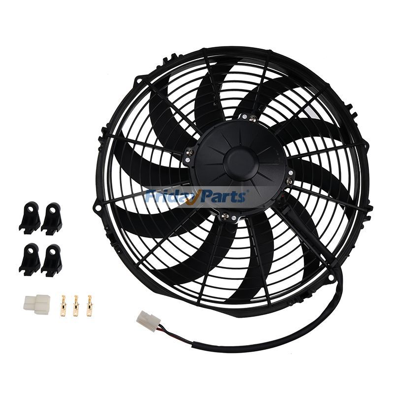 12 Inch Spal 30101504 Puller Fan - Medium Profile