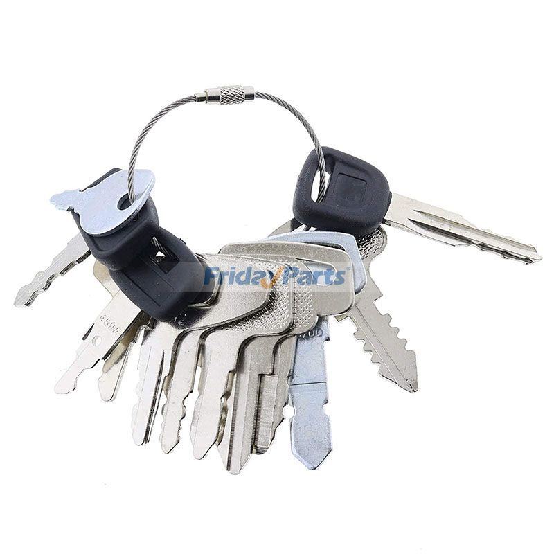 12 Pcs Key Set for Most Kubota Tractor Models B L M BX Equipment
