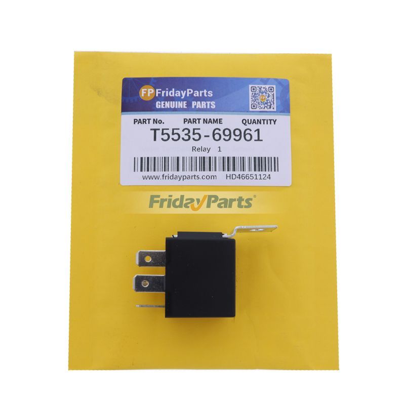 12V 40A 5Terminal Relay T5535-69961 for Kioti Tractor DK5010HS NX5510C ...