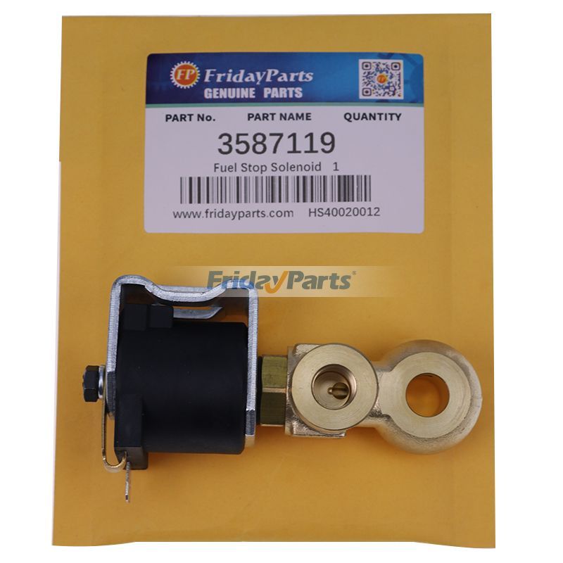 12V Fuel Stop Solenoid 3587119 for Kubota Engine Lombardini Microcar