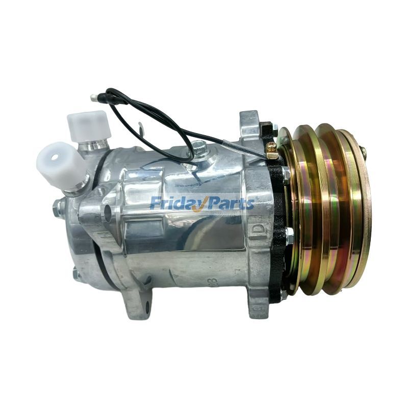 12V Sanden SD5H14 A/C Compressor SKI6664 for Freightliner MCL 6.7L Mack GU8