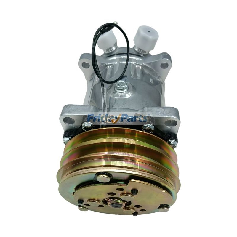 12V Sanden SD5H14 A/C Compressor SKI6664 for Freightliner MCL 6.7L Mack GU8