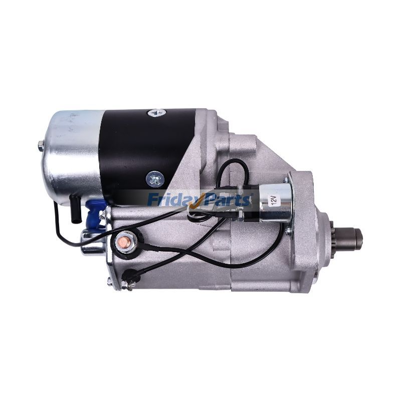 12V Starter Motor Assembly 1J552-63010 for Kubota Track Loader SVL90 ...