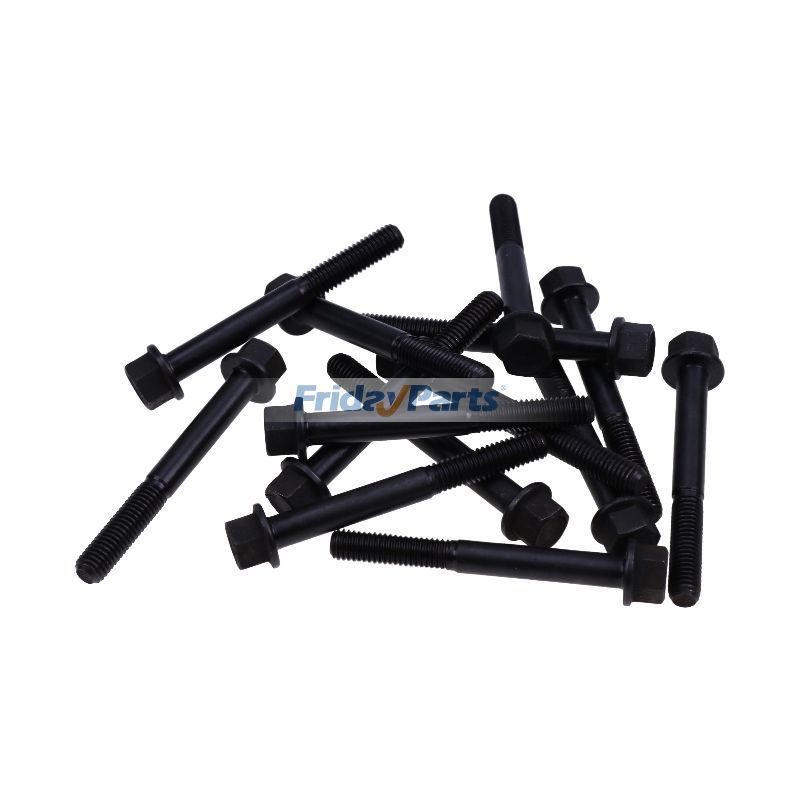 14Pcs Cylinder Head Bolt 119515-01200 for Yanmar Engine 3TNM72 3TNM72 ...