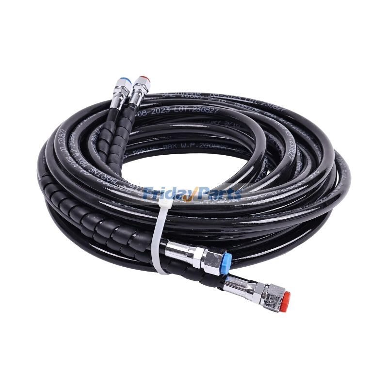 18FT Outboard Hydraulic Steering Hose Kit HO-5118 for SeaStar BayStar ...