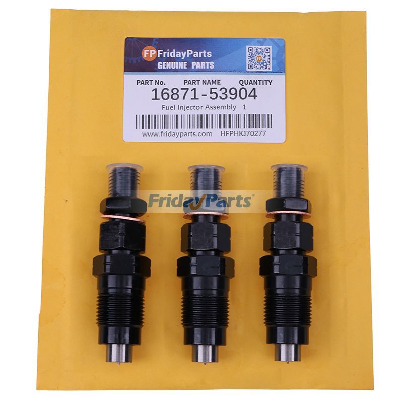 3 Pcs Fuel Injector Nozzle Assembly 16871-53904 for Kubota Engine D902 ...