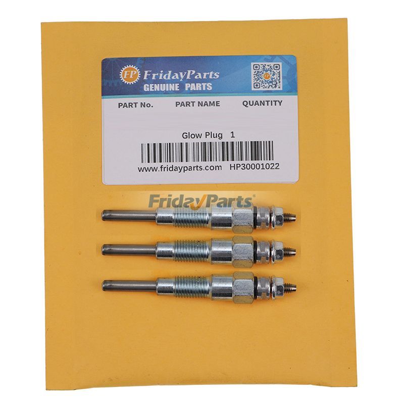 3Pcs Fuel Injector Glow Plug 6698618 for Kubota Engine D1005 Bobcat ...
