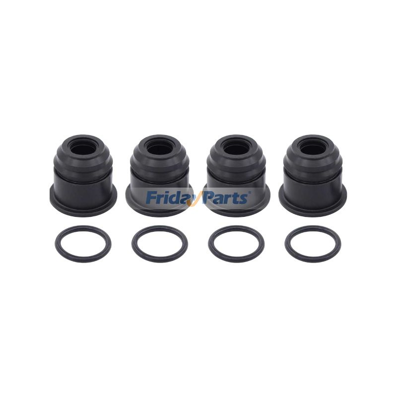 4 peças espaçador de suporte de bico injetor de combustível e anel de ...