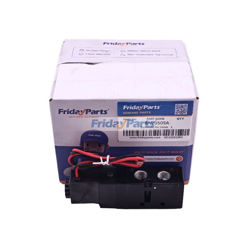 4-Way 2-Position Aftermarket Buyers Products BAV050SA Solenoid Air ...
