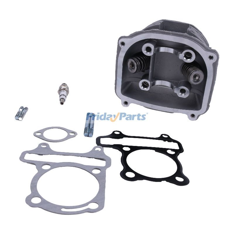 57.4mm Cylinder Head With Gasket Spark Plug for 4 Stroke GY6 150cc ...
