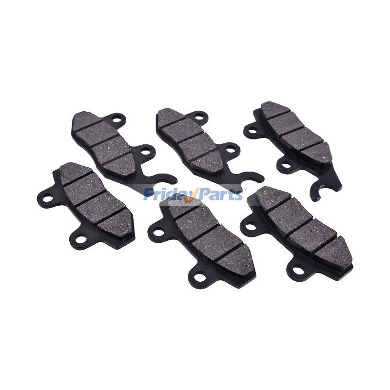 6 Pcs Front & Rear Brake Pad FA135 FA165 for Yamaha Rhino 450 660 ...