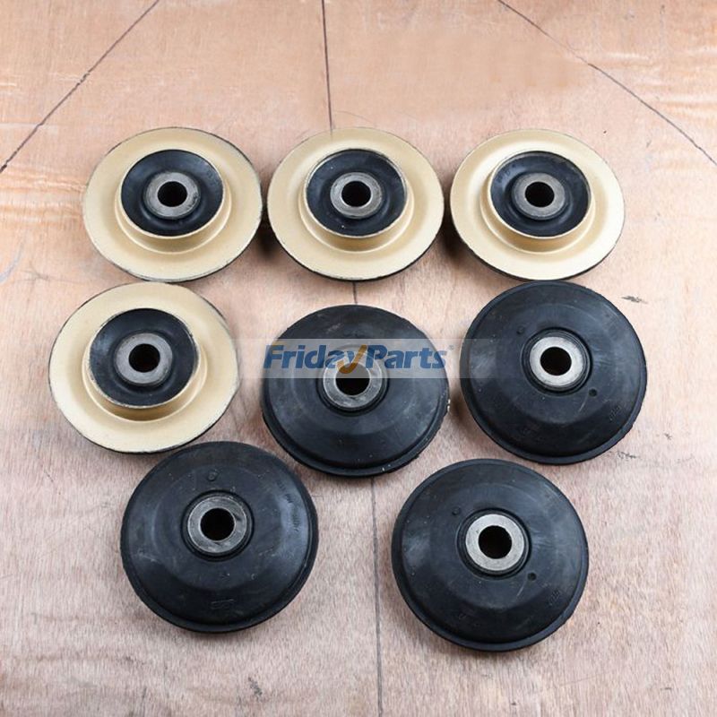 8 Pcs Engine Mounting Rubber Cushion 2161-9066 2161-9065 for Komatsu ...