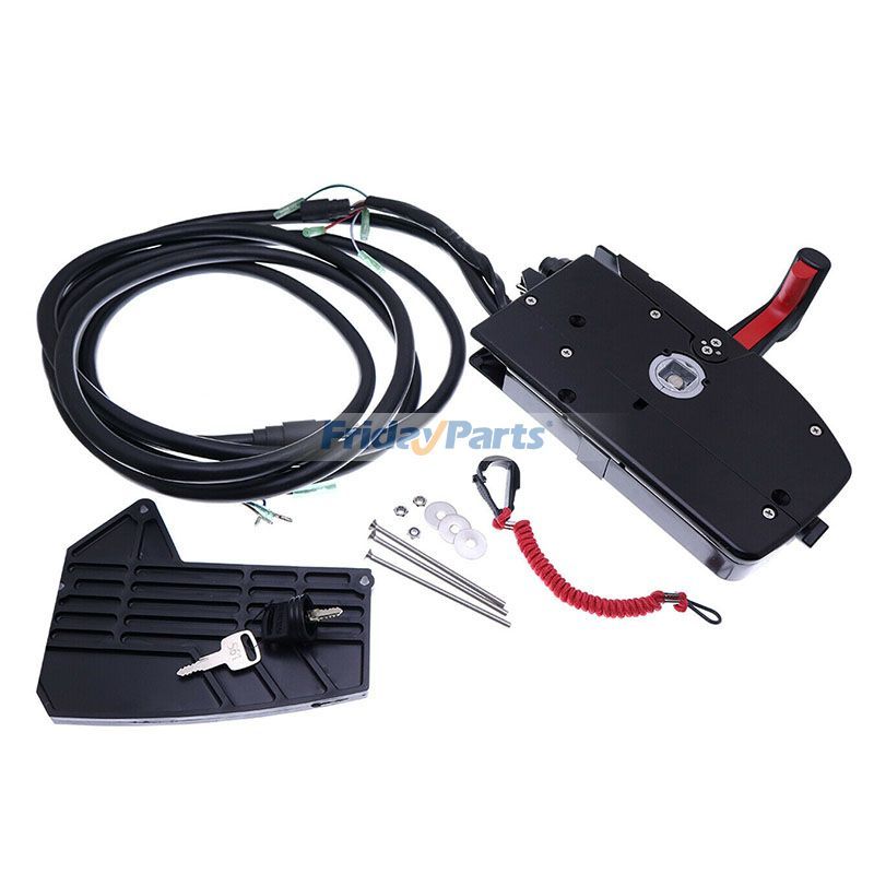 8Pin 12Wires Boat Outboard Right Side Mount Remote Control Box With ...