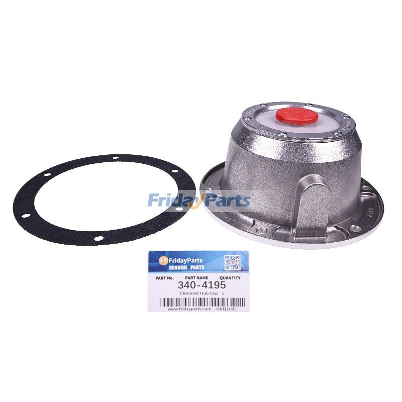 Chromed Hub Cap 340-4195 for Trailer Axle Replace Stemco