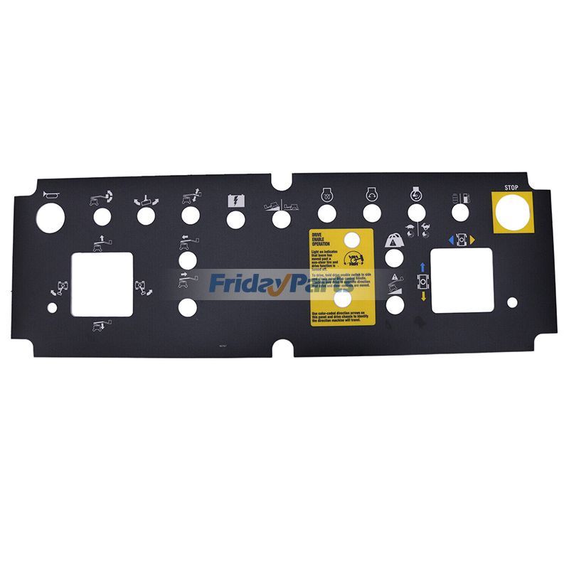 Control Panel Decal / Overlay 82767GT 82767 for Genie Telescopic Boom ...