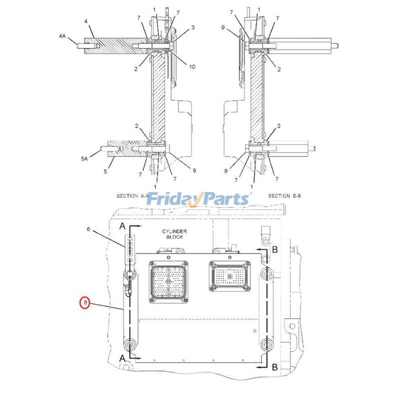 Контроллер 274-1955 для Caterpillar CAT Двигатель C15 C18 C27 C32 ...