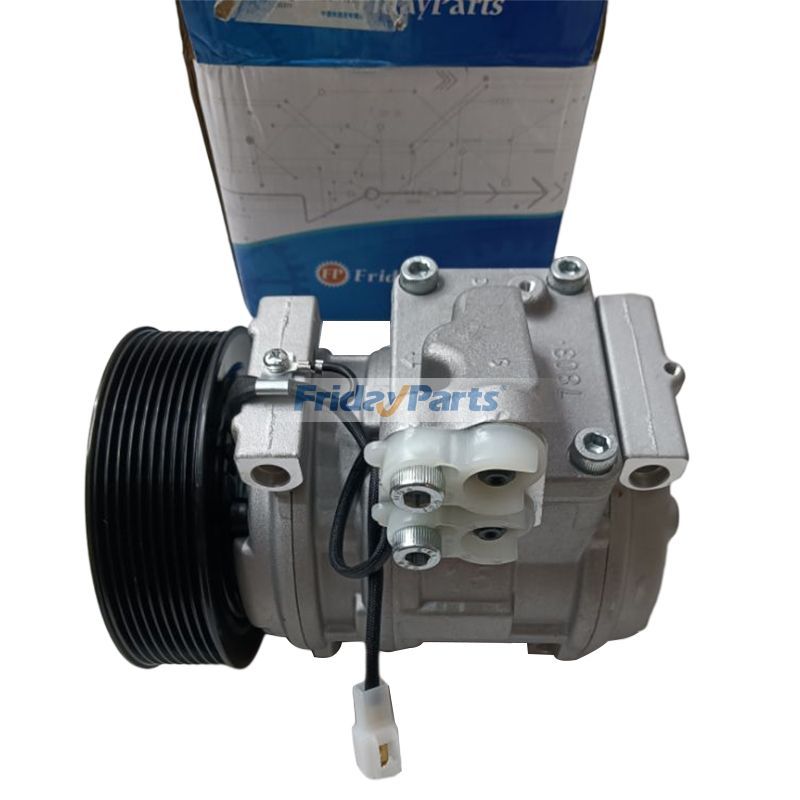 Denso 10PA15C A/C Compressor 51411 for Terex Crane AC80 AC120