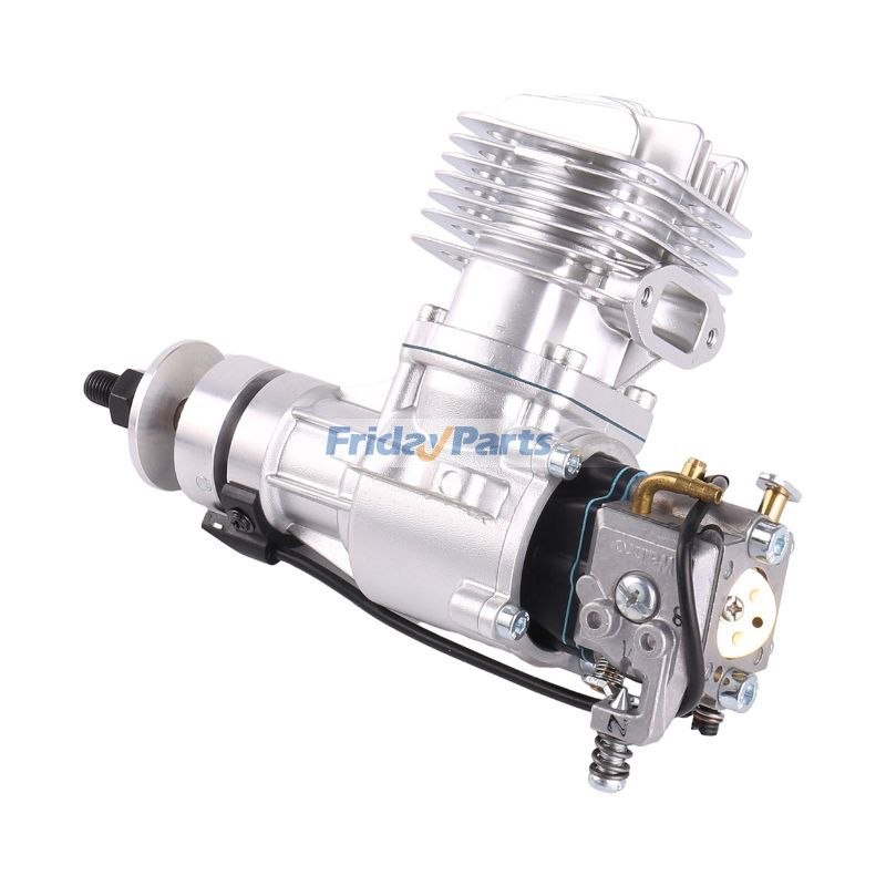 DLE-20RA Single Cylinder Two Stroke Side Exhaust Gas Engine for High-Performance Large-Scale RC ...