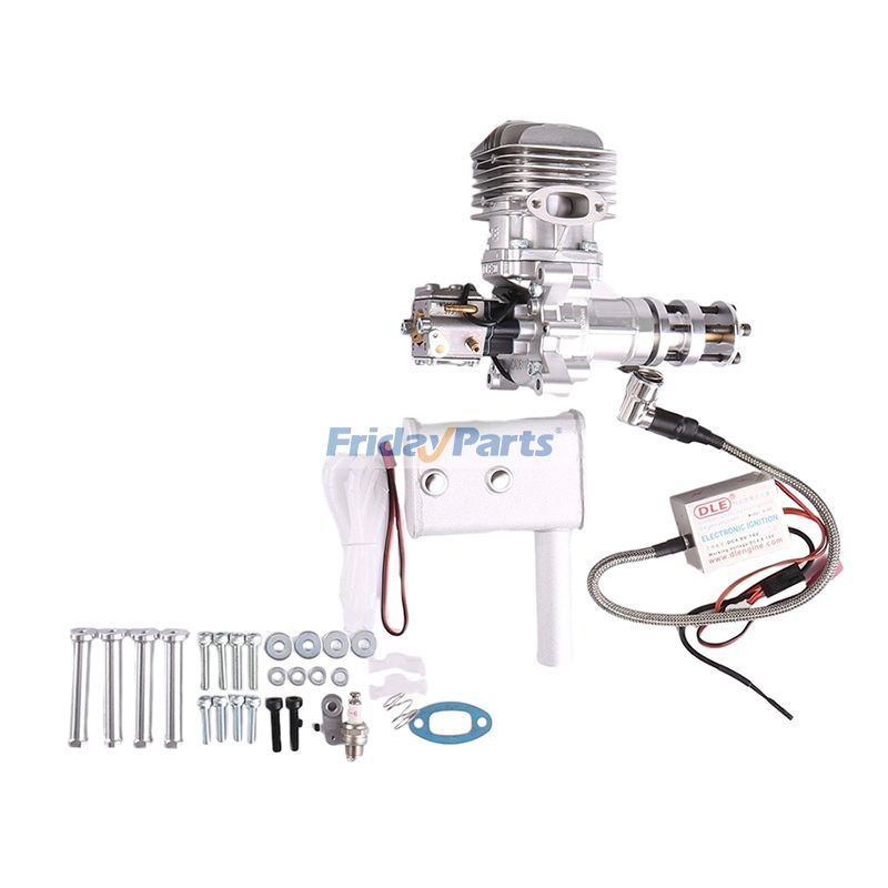 DLE-30 Single Cylinder Two Stroke Side Exhaust Gas Engine for High ...