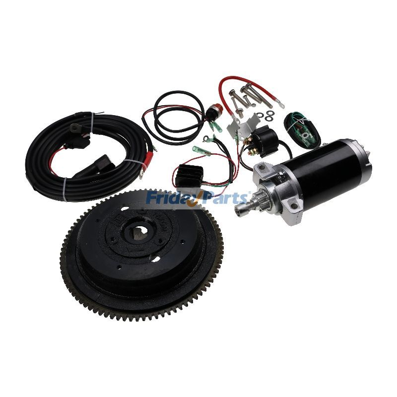 Kit de motor de partida elétrica para motor de popa Yamaha E40X 40Hp 2 ...