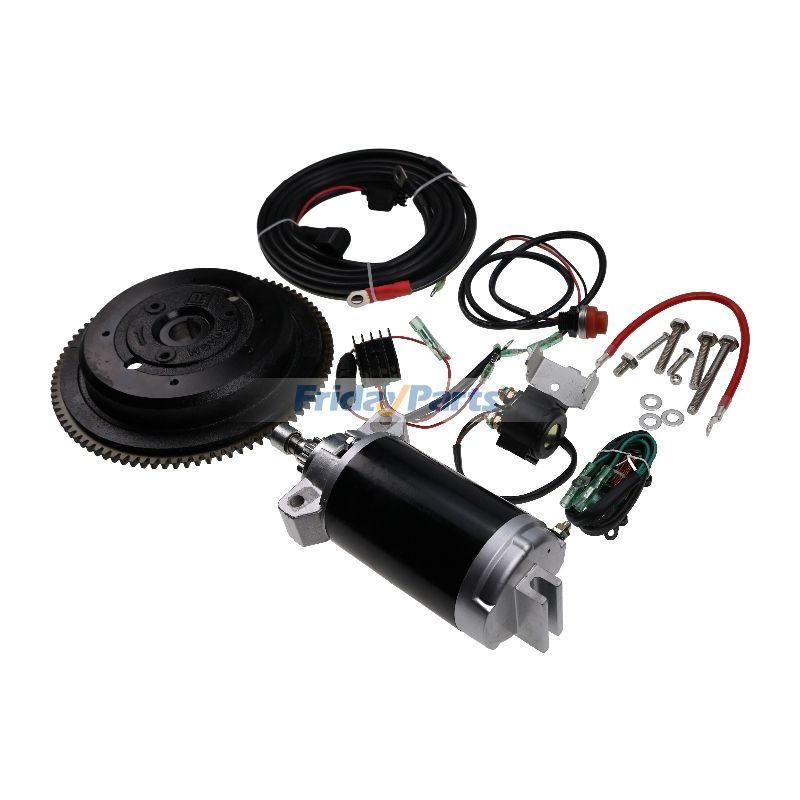 Electric Start Motor Kit for Yamaha Outboard E40X 40Hp 2 Stroke Enduro ...