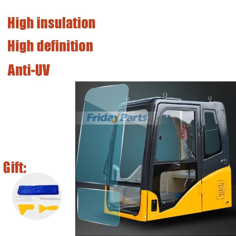 Excavator Glass Explosion-proof Insulation Protective Film for Komatsu ...