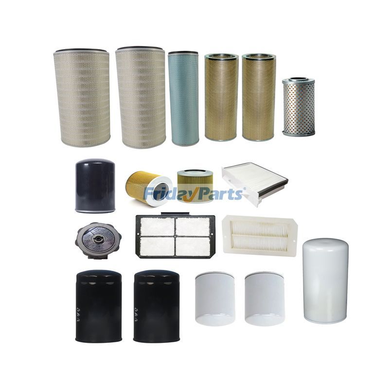 Filter Kit 4441139 4458781 for Mitsubishi Engine S6R-Y1TAA1 Hitachi ...