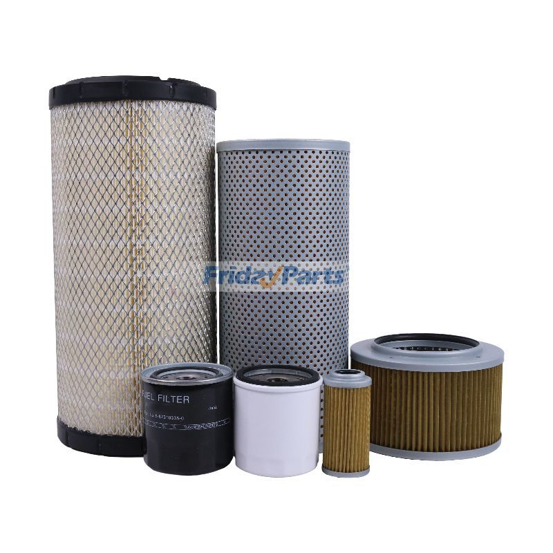 Filter Kit for Komatsu Engine 4D102 Excavator PC130-7