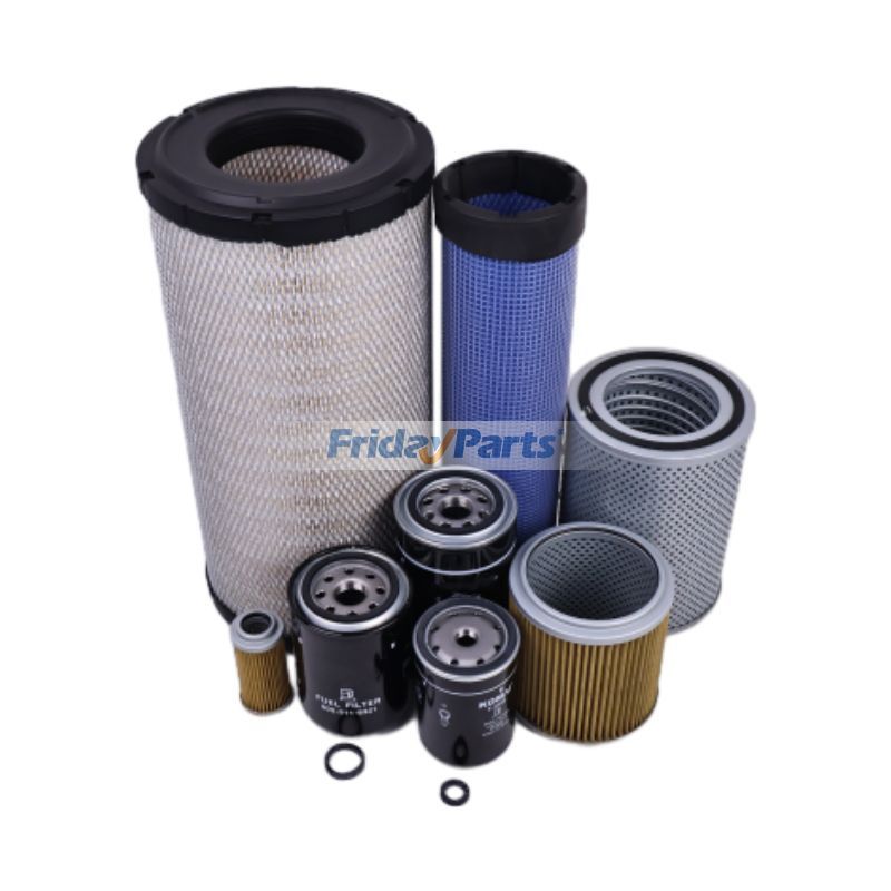 Filter Kit for Komatsu Engine 6D102 Excavator PC200-7