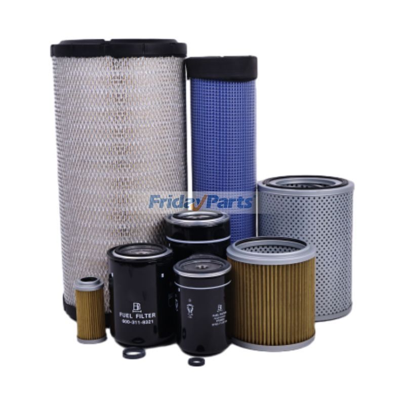 Filter Kit for Komatsu Engine 6D102 Excavator PC200-7