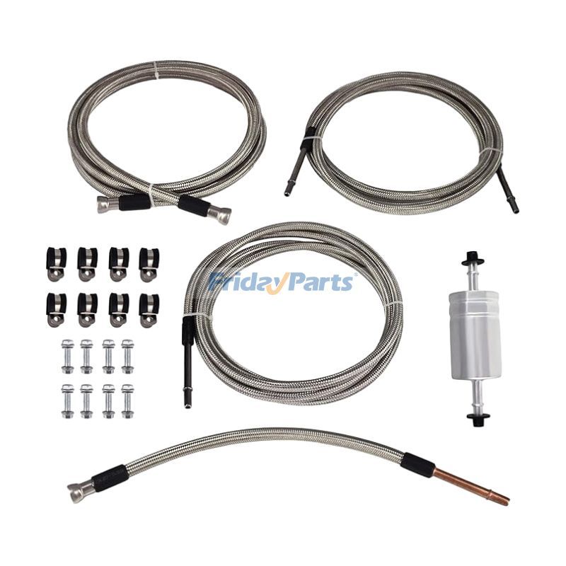 Flexible Stainless Steel Braided Fuel Line Kit 819-840 for Chevrolet ...