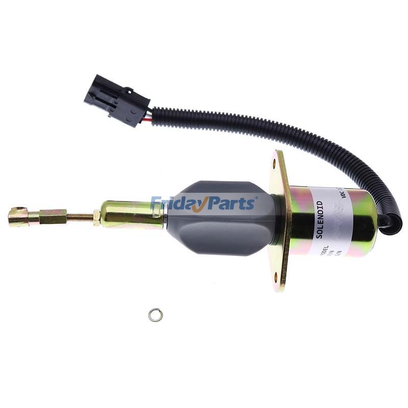 12V Stop Solenoid 3928160 SA-4293-12 for Cummins Engine 6C8.3 ISC8.3 ...