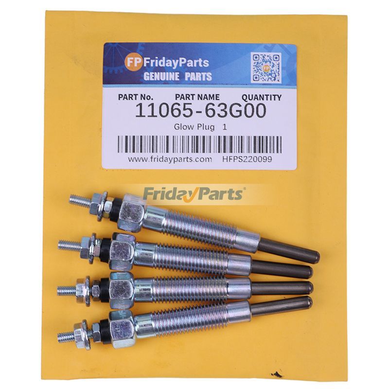 Glow Plug 11065-63G00 for Nissan Engine TD27 QD32 Forklift J02 ...