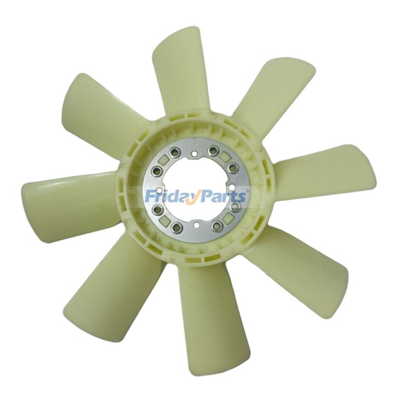 For Hitachi Excavator EX200-2 EX200-3 Isuzu Engine 6BD1 Fan Blade ...
