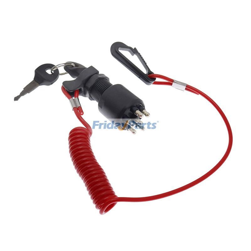 Ignition Switch & Keys with Safety Lanyard 175974 for OMC Johnson ...