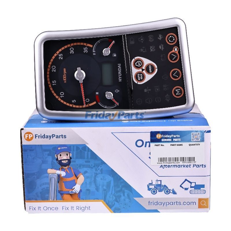 Monitor Cluster Gauge 21M9-33300 for Hyundai Excavator R55-9 R55W-9 ...