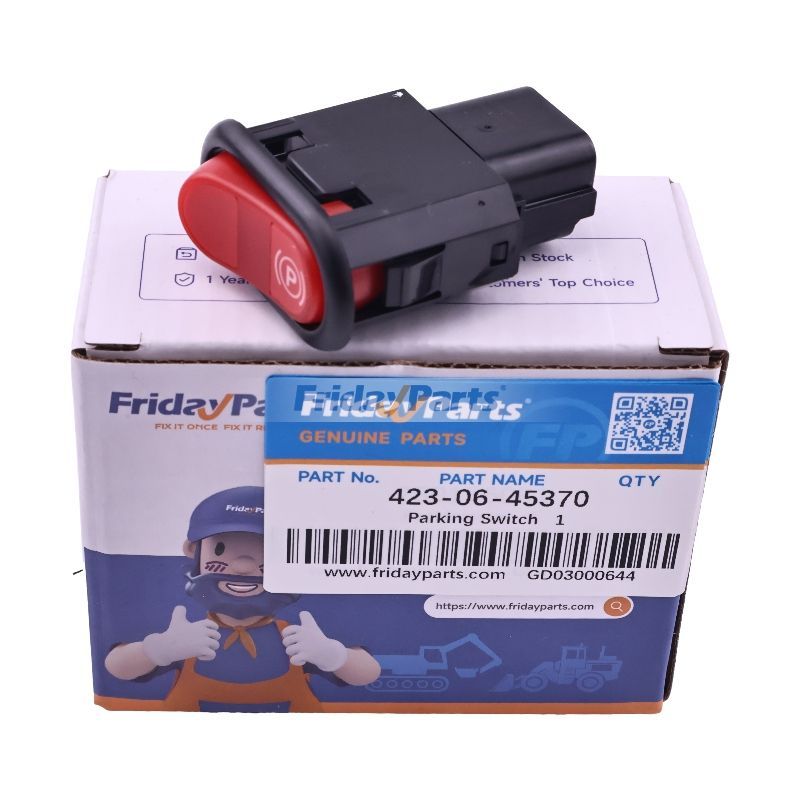 Parking Switch 423-06-45370 423-06-45371 for Komatsu Loader WA380 ...