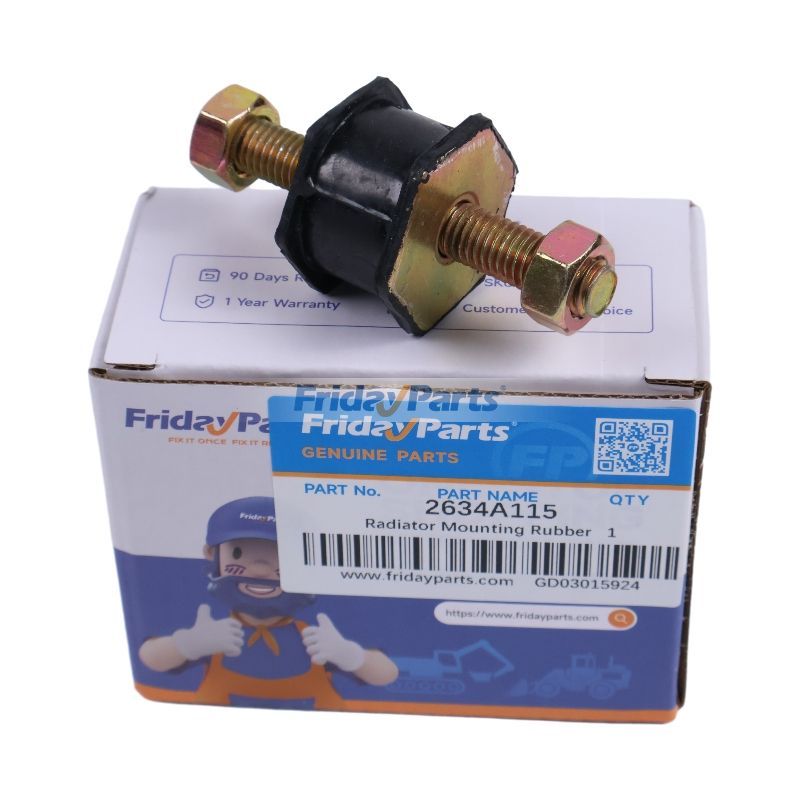 Radiator Mounting Rubber 2634A115 For Perkins Engine 1104 1103 TV8.540 ...