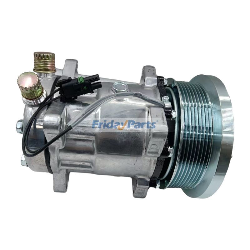 Sanden SD7H15 A/C Compressor 9847944 for CASE WDX1002S WDX1101 WDX1202S ...
