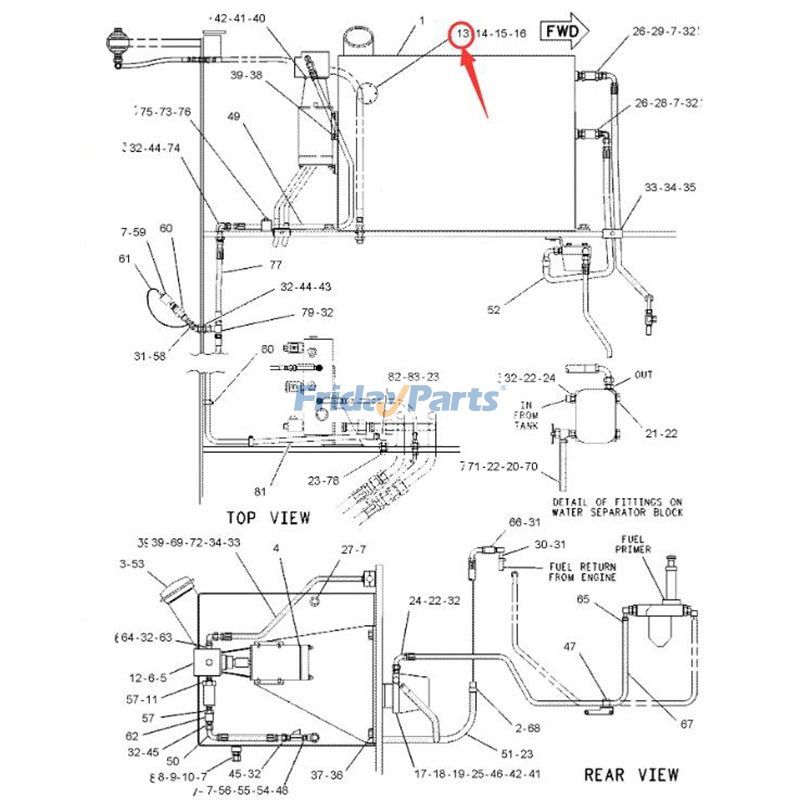 Sender 7R-9920 for Caterpillar CAT AP-800D BG-230D AP-650B BG-225C AP ...