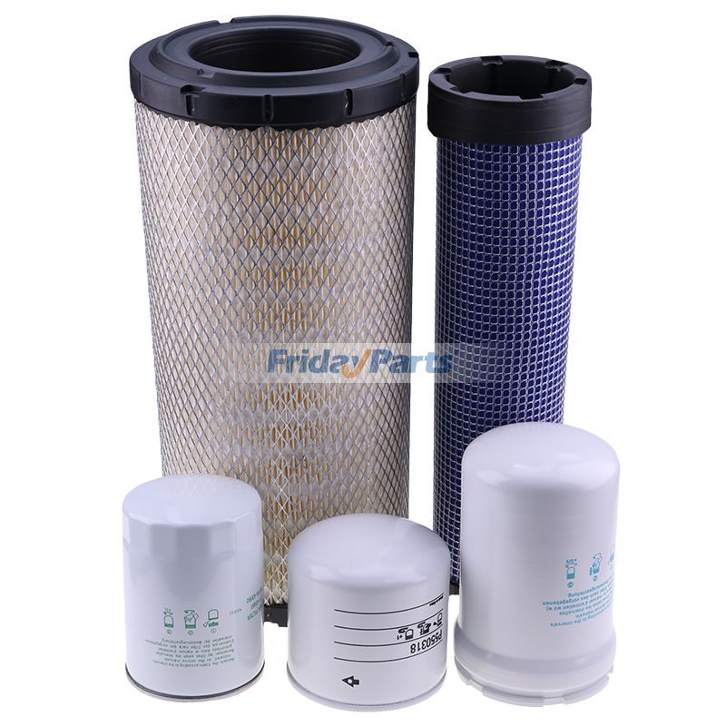 Service Filter Kit for Kubota Engine V3800-TIEF4 Compact Track Loader ...