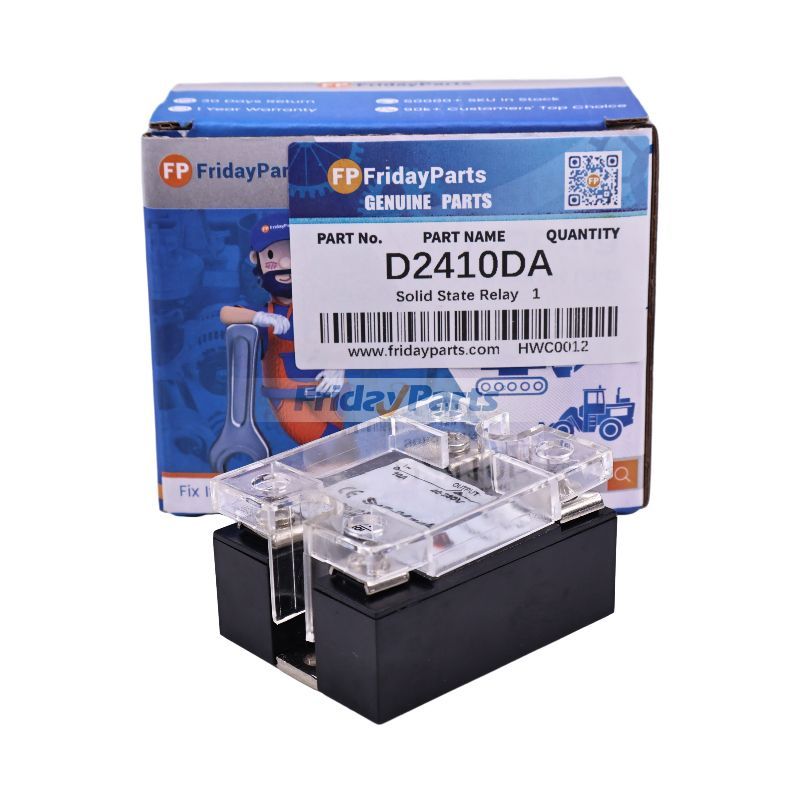 Single Phase SSR 40A 70-280VAC Input 40A Single Phase Solid State Relay ...