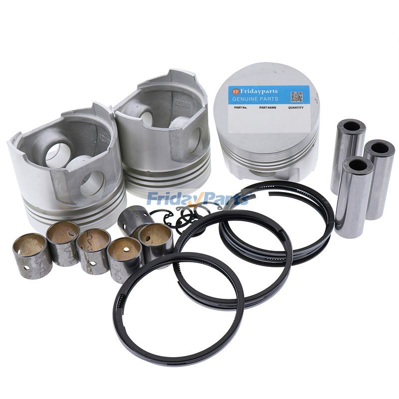 STD Piston Kit With Rings 129005-22080 for Yanmar 3TNV88 Komatsu 3D88E ...