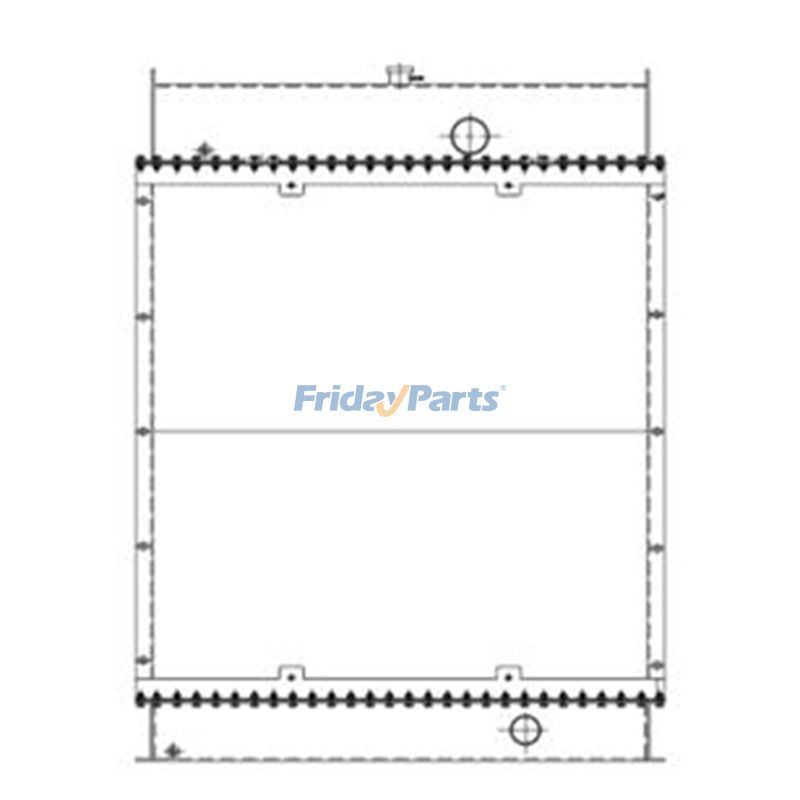 Water Tank Radiator 142-1928 for Caterpillar CAT Engine 3406C