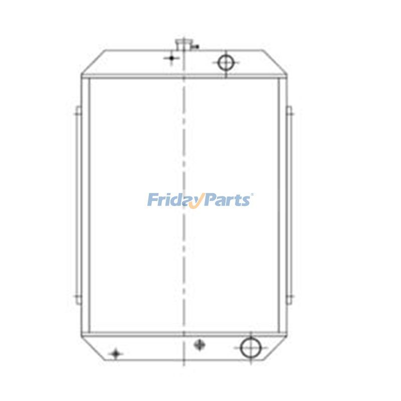 Water Tank Radiator for Hyundai Excavator R220-5 R170W